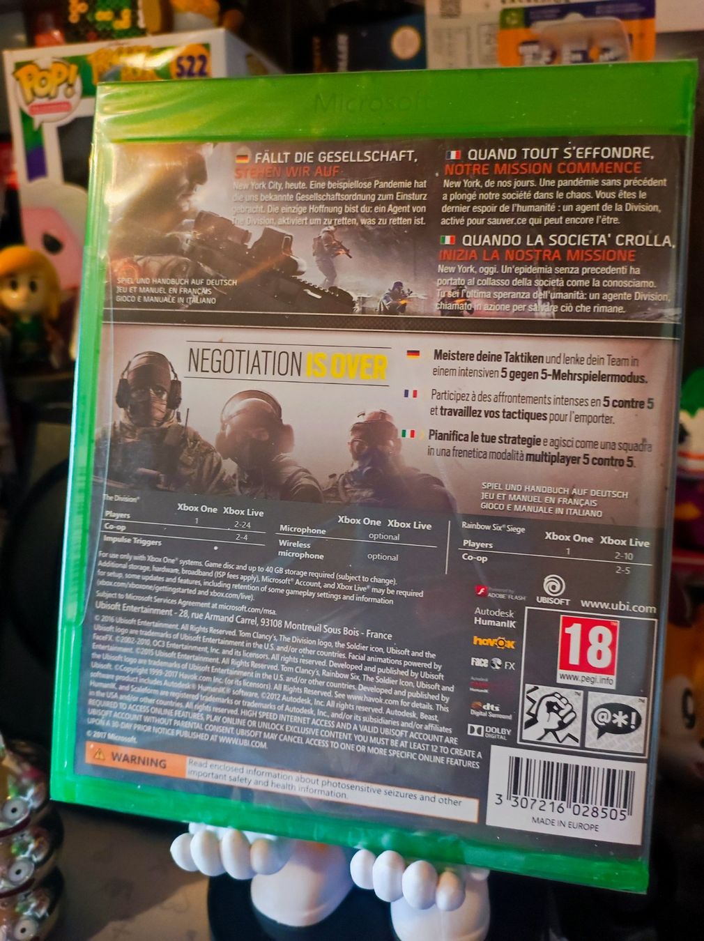 Xbox One: The Division + Rainbow Six Siege, Double Pack, NEU (Neu und ...