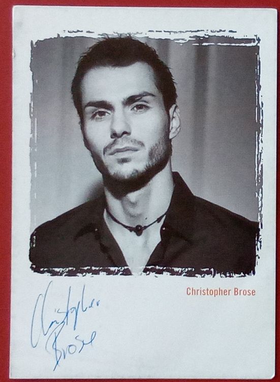 Christopher Brose Autogramm signiert Fotopostkarte 10x15cm (Gebraucht ...