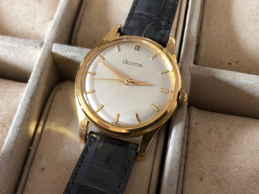 Belle montre vintage Caliston mécanique homme 1960 fonctionn (D ...