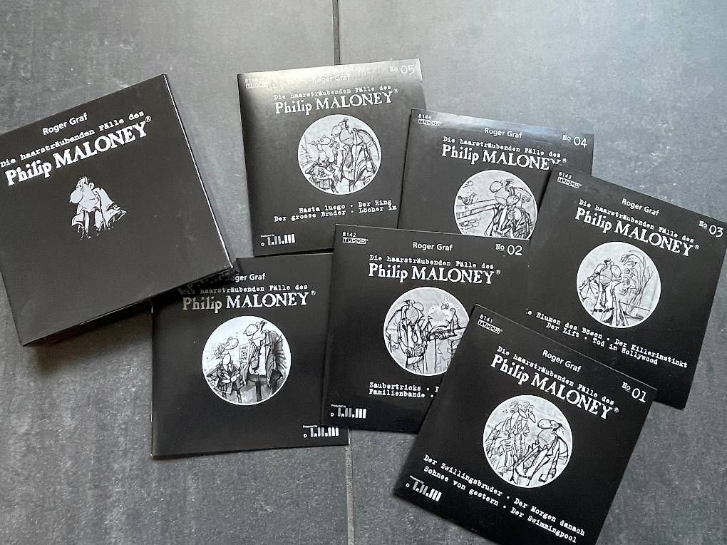 Roger Graf "Philip Maloney" 20 Hörspiele, Box 1, 5 CD (Gebraucht) in ...