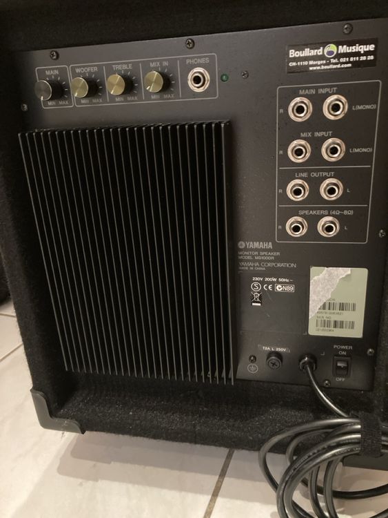 Yamaha MS100DR Lautsprechersystem für E-Drums (Gebraucht) in Wohlen AG ...
