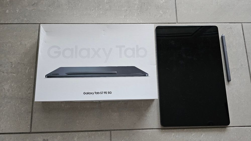 Galaxy Tab S7 FE 5G, 64 GB, mystick black (SM-T736B) (Neu und ...