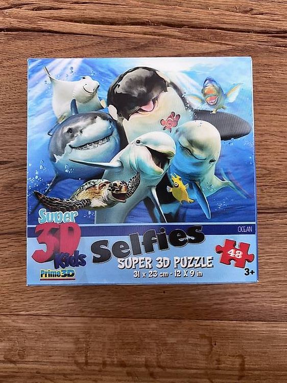 Neues 3D-Puzzle "Super 3D Kids Ocean Selfies" 48-teilig | Kaufen auf ...