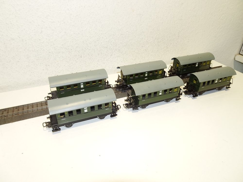 6 Märklin Personenwagen Blech 2.Kl. 4000 HO (Gebraucht) in Luzern für ...