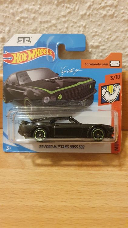 Hot Wheels '69 Ford Mustang Boss 302 / RTR Johnny Lightning (Neu und ...