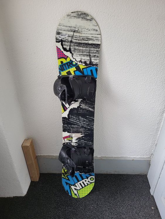 Snowboard Kinder Nitro Ripper 142 cm mit Flow Bindung | Kaufen auf Ricardo