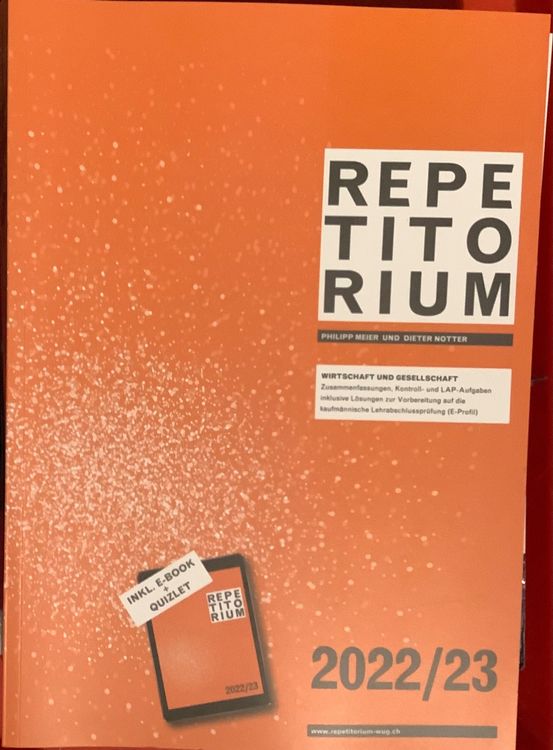 Wirtschaft und Gesellschaft REPE TITO RIUM (Gebraucht) in Schwaderloch für CHF 8 – mit Lieferung ...