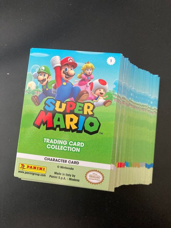 Super Mario Trading Cards (Einzelauswahl) (Neu (gemäss Beschreibung ...