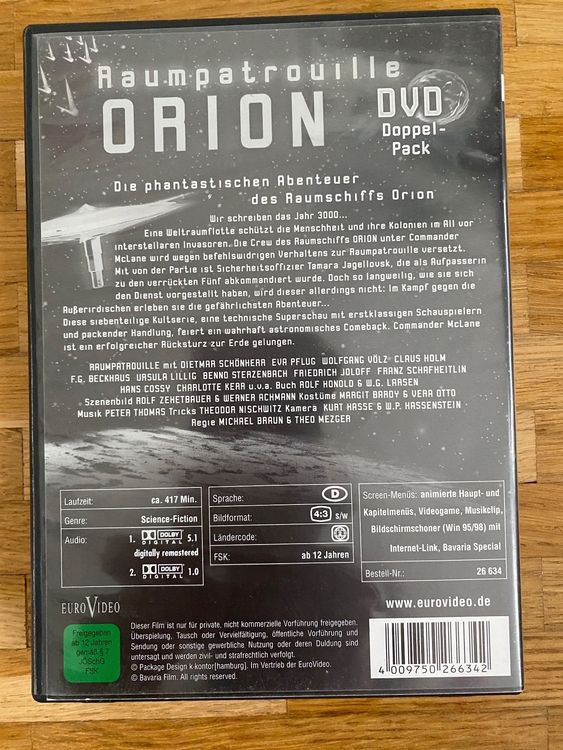Raumpatrouille Orion (DVD) | Kaufen auf Ricardo