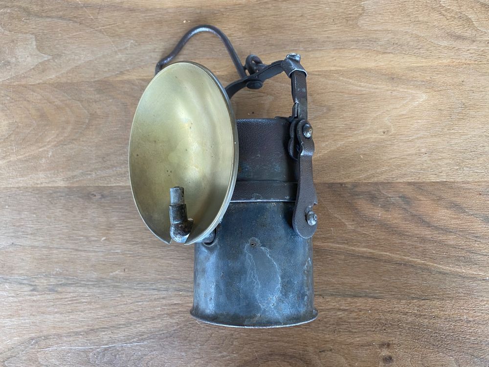Antike Karbid Lampe Carbid Bergwerk Laterne Acetylen Karbit | Kaufen ...