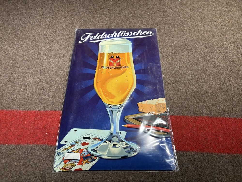 Blech Schild, Feldschlösschen, neu | Kaufen auf Ricardo