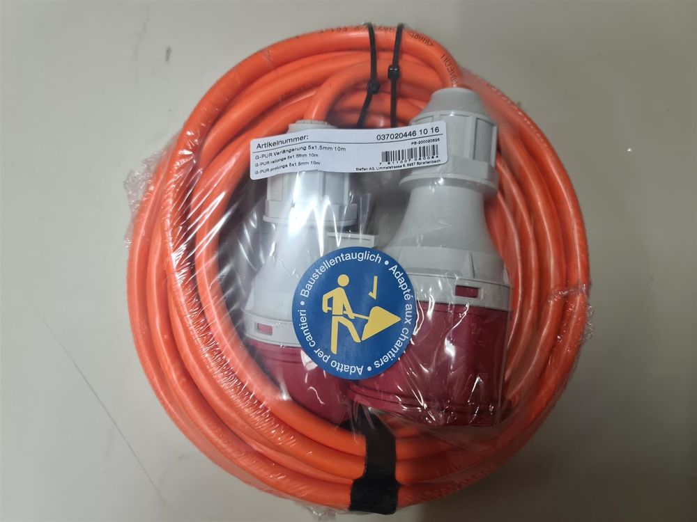 G-Pur Verlängerungskabel 10m 16A Stecker | Kaufen auf Ricardo