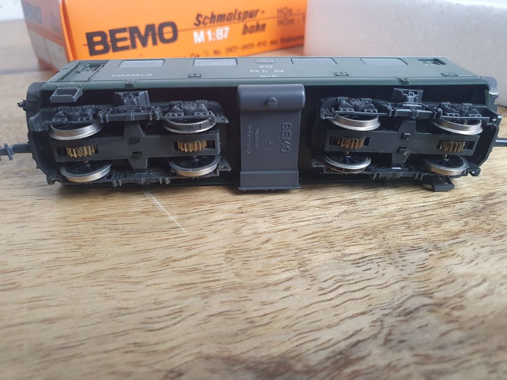 Bemo 1250 HOe HOm DC E-Lok Ge 4/4 610 VIAMALA RhB OVP | Kaufen auf Ricardo
