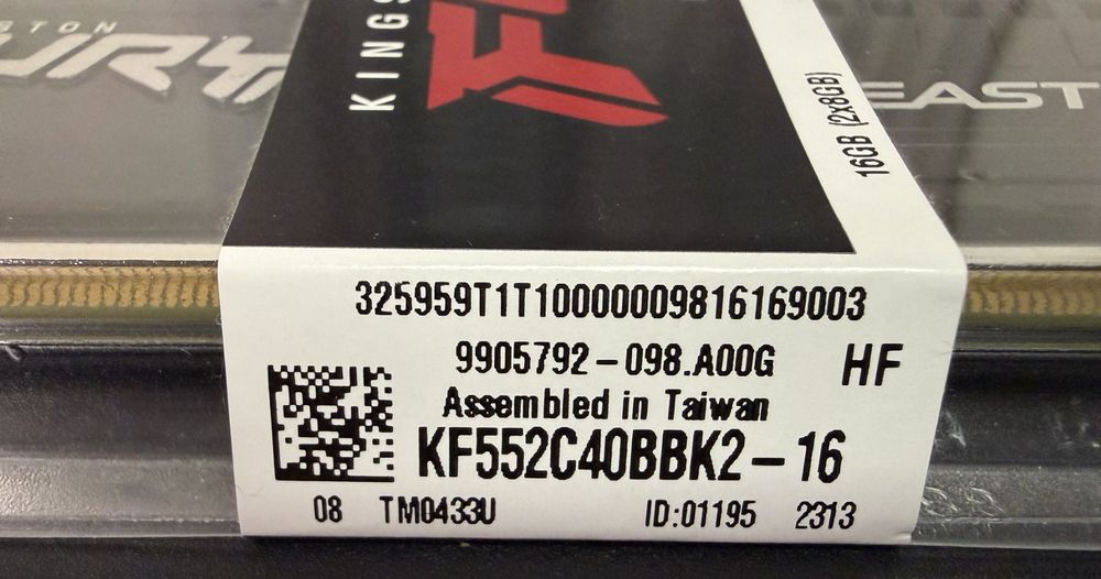 KINGSTON FURY BEAST (2 x 8GB, 5200 MHz, DDR5-RAM, DIMM ) (Nuovo e nell ...