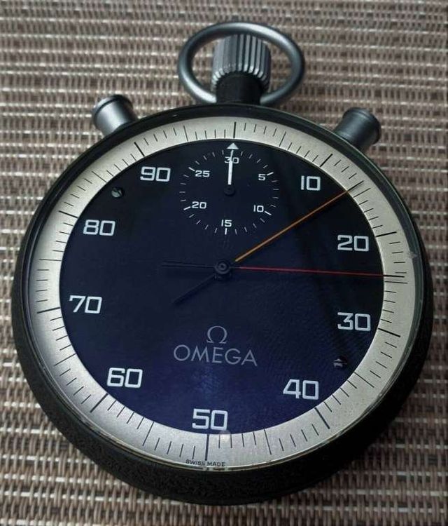 Omega Rattrapante XL 65mm Stoppuhr Chronometre Schleppzeiger (Gebraucht ...