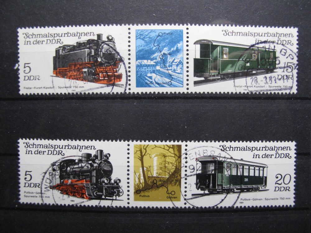 DDR 1981 Schmalspurbahnen II gest (Gebraucht) in Wil SG für CHF 2 – mit ...