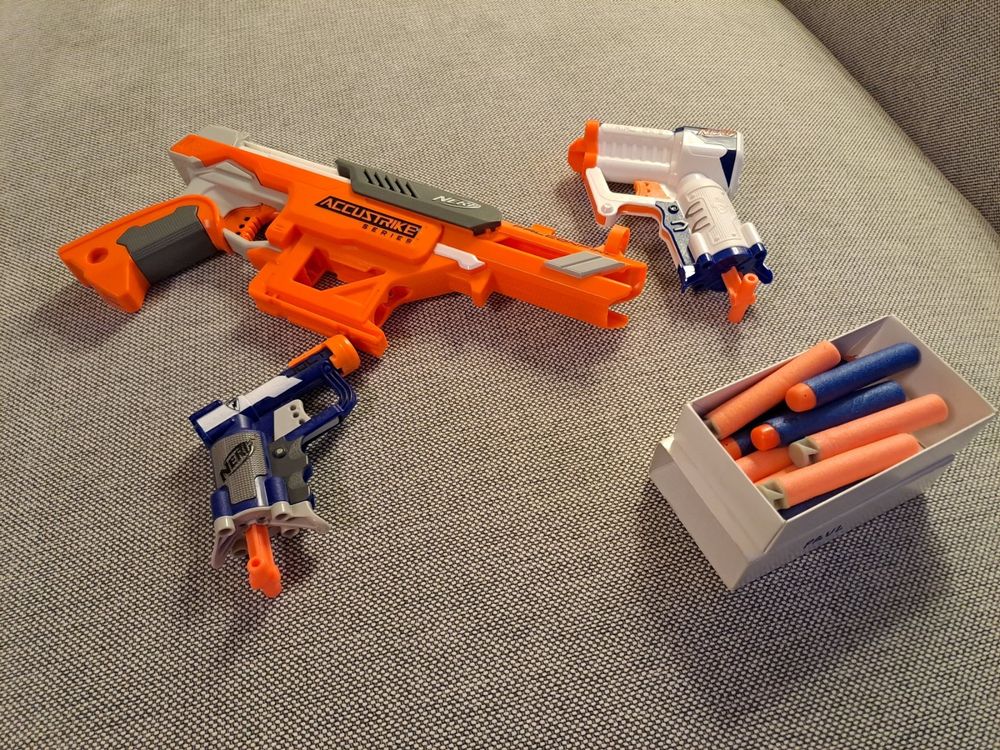 3 Nerf Pistolen mit Munition | Kaufen auf Ricardo
