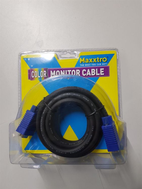 MAXXTRO COLOR MONITOR KABEL 3 Meter (Neu und originalverpackt) in ...