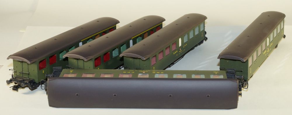 Set 5 Wagen Seetalbahn Roco 44730 und 44731 (Neu und originalverpackt ...