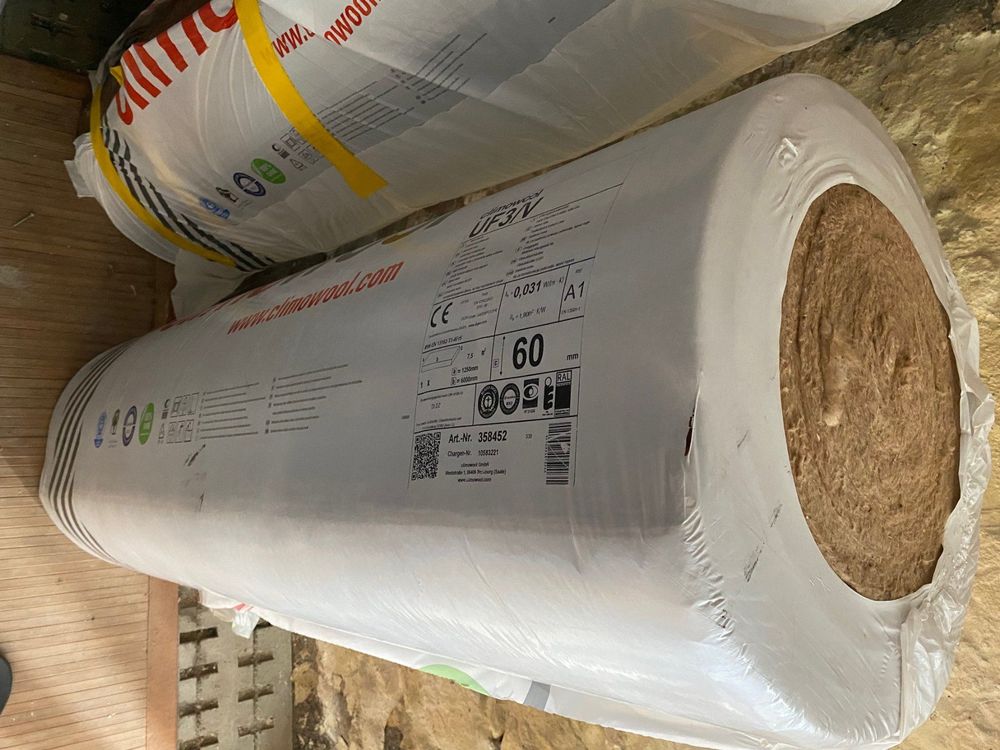 Mineralwolle Dämmplatte Climowool 6000x1250x60 mm (3 Stk.) (Neu und originalverpackt) in Sursee ...
