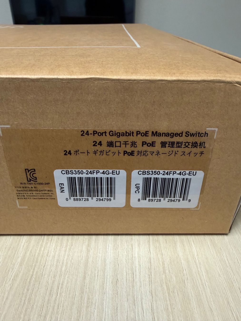 Cisco CBS350-24FP-4G-EU 24-Port Gigabit PoE Managed Switch (Neu und ...