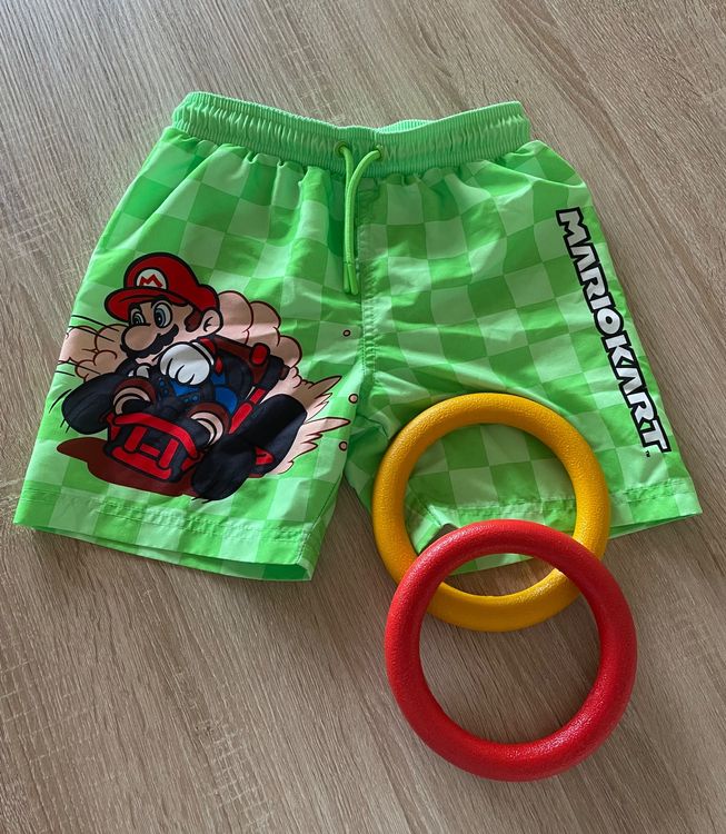 Mario Kart Badeshorts / Grösse 128 / 2 Tauchringe / NEU!!! | Kaufen auf ...