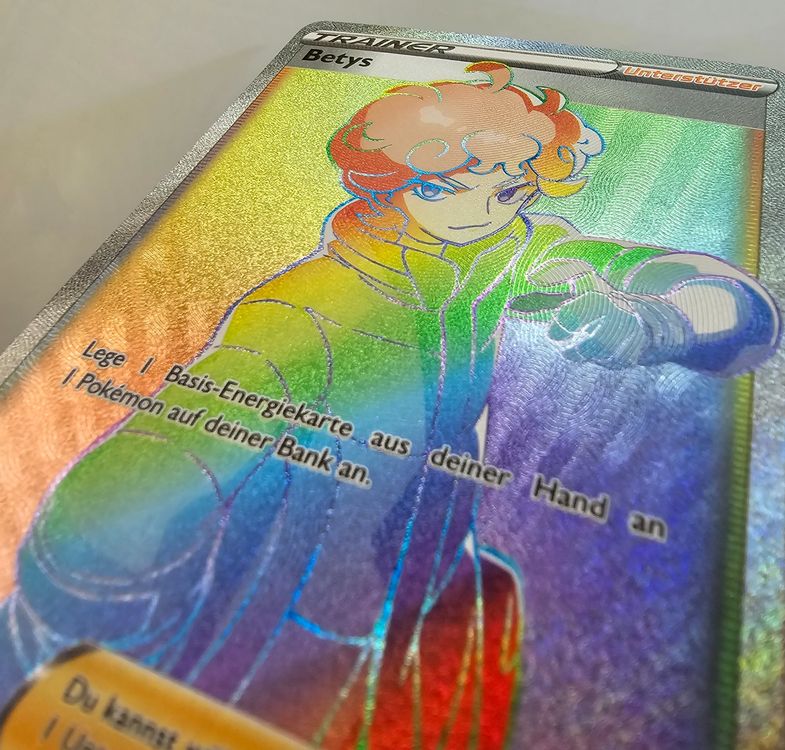 Pokemon Karte Full Art Trainer Betys Rainbow | Kaufen auf Ricardo