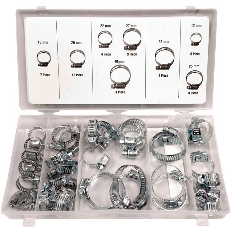 40-tlg. Schlauchklemmen Sortiment Box (Neu und originalverpackt) in Gerlafingen für CHF 10 – mit ...