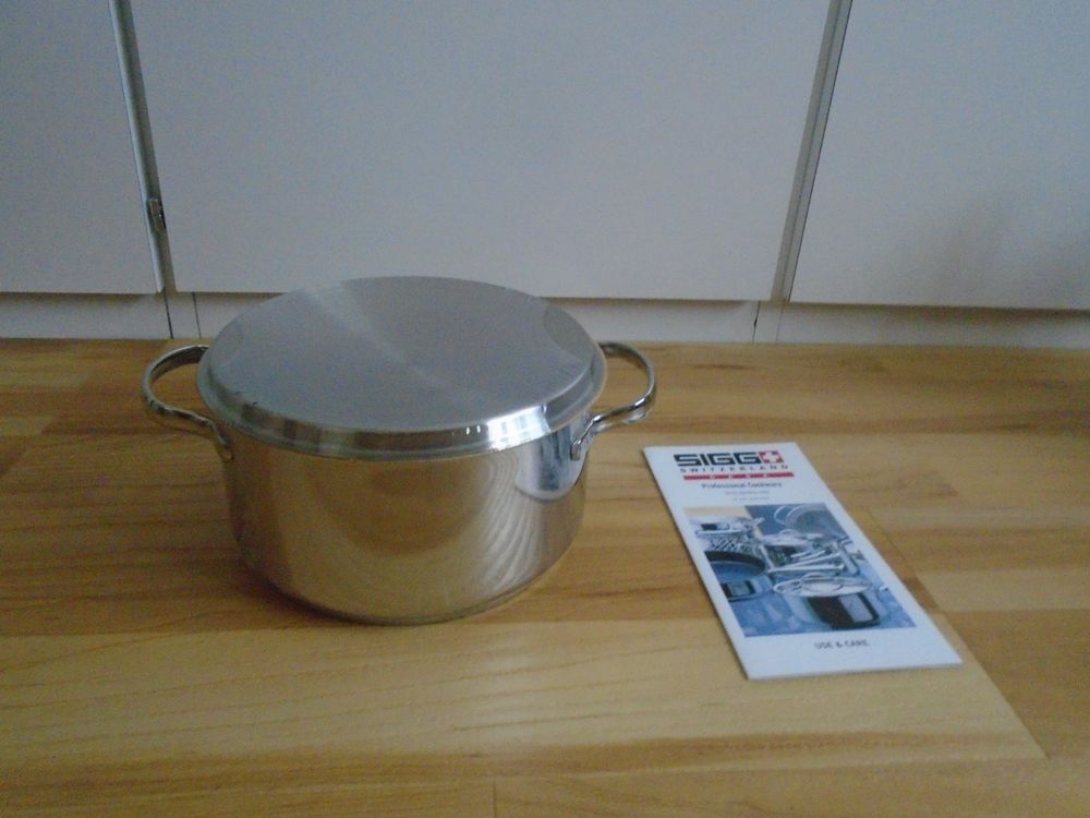 SIGG Topf / Pfanne mit Deckel* 3L - Induktion geeignet! NEU (Neu und ...