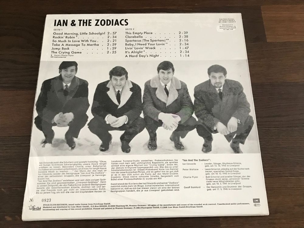 IAN & THE ZODIACS - Star-Club Show 7 - White Limited Vinyl (Neu und ...