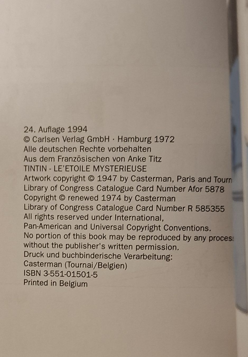 Tim und Struppi Band 01 - 23 (Komplett) (Gebraucht) in Freienbach für ...