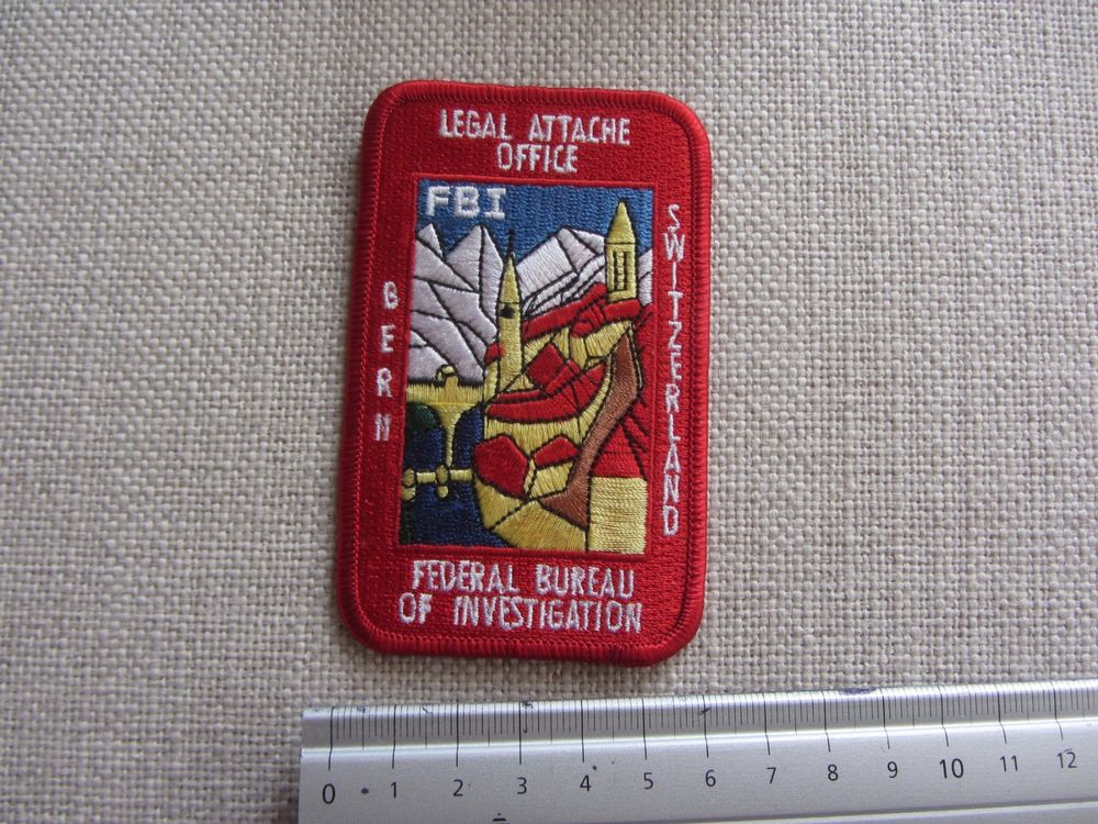 PATCH FBI LEGAL ATTACHE OFFICE BERN SWITZERLAND (Gebraucht) in ...