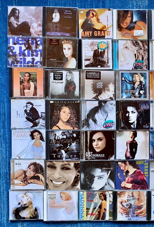 56 CD Sammlung von Interpretinnen Rock/Pop (Gebraucht) in Gontenschwil für CHF 65 – mit ...