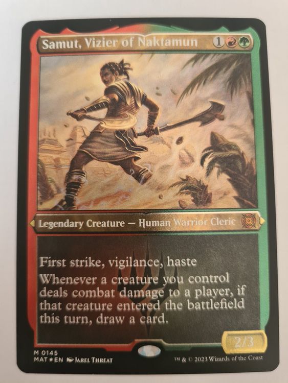 Samut, Vizier of Naktamun, Etched FOIL MAT-0145 (Neu (gemäss ...