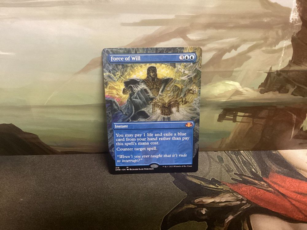 Force of Will (Borderless) - Dominaria Remastered (Gebraucht) in Wilen ...