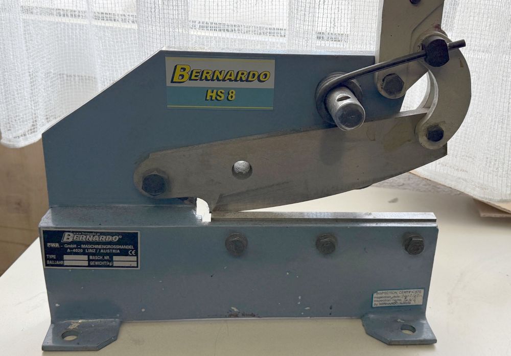 BERNARDO HS 8 Hebelblechschere HS8 (Gebraucht) in Samedan für CHF 110 ...