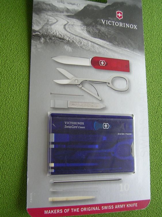 Victorinox SwissCard blau 10 Funktionen NEU | Kaufen auf Ricardo
