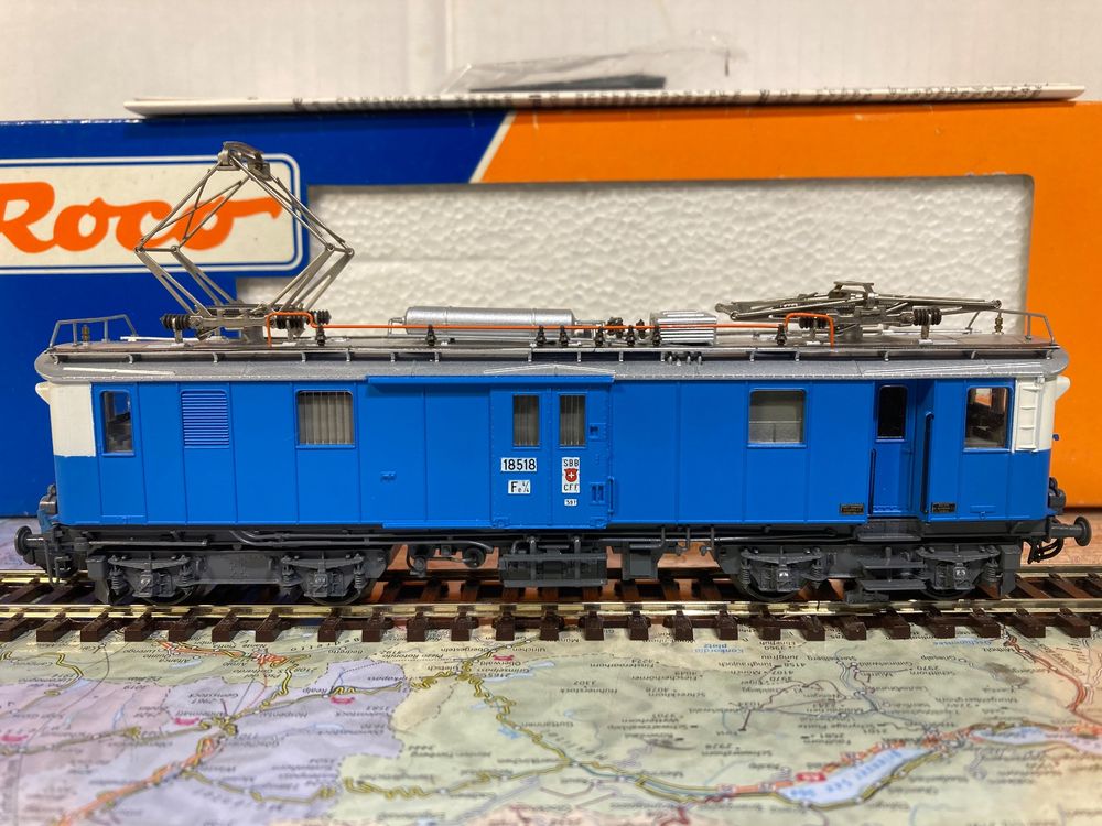 Roco SBB Fe 4/4 18518 Arbeiter-Pullmann Analog HO DC | Kaufen auf Ricardo