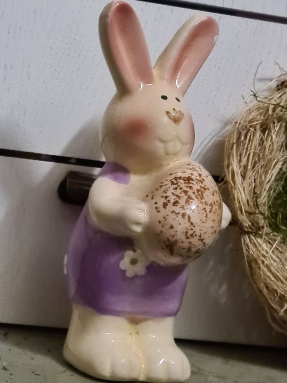 1 Deko Keramik Oster Figur, 10 cm | Kaufen auf Ricardo
