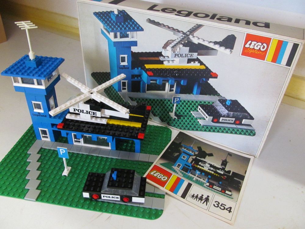 LEGO 354 LEGOLAND POLICE - STATION ORIGINAL 1972 (Gebraucht) in ...