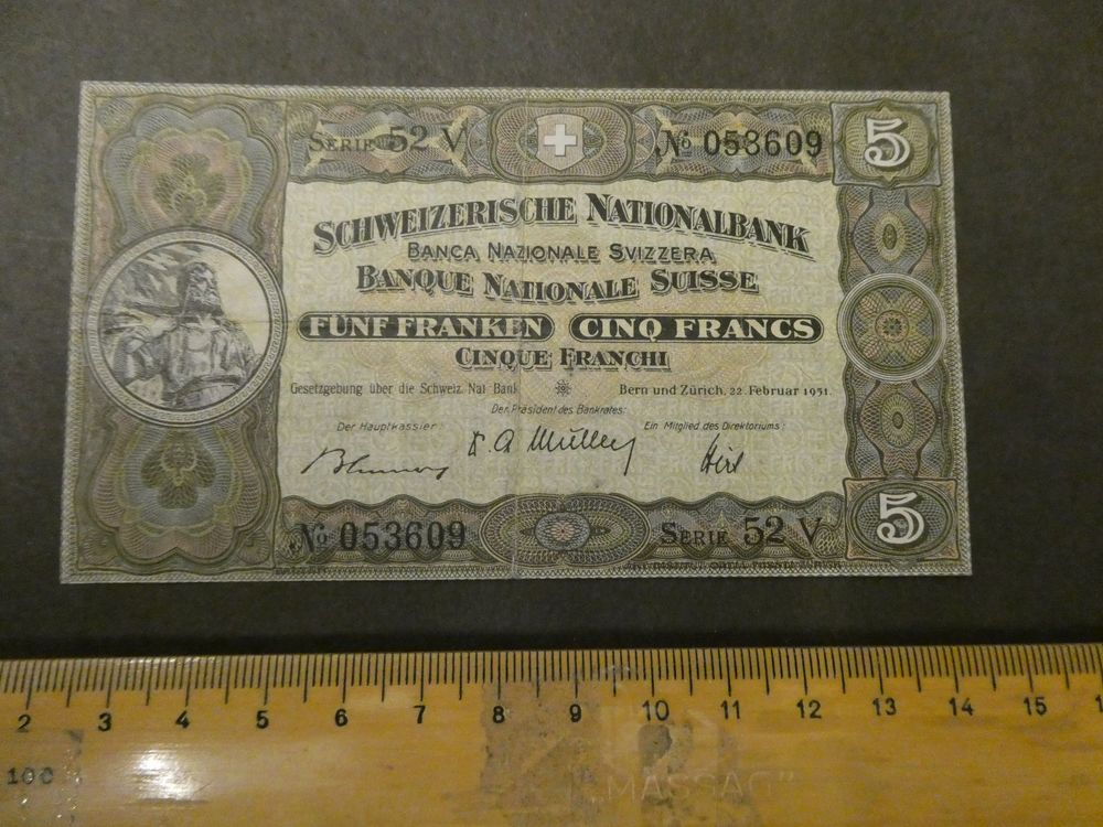 Schweiz 1951, 5 Franken | Kaufen auf Ricardo