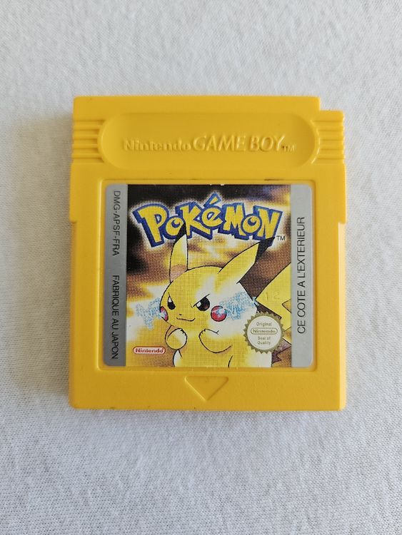 Pokémon Version jaune sur Game Boy (D'occasion) à Lausanne pour CHF 29 ...