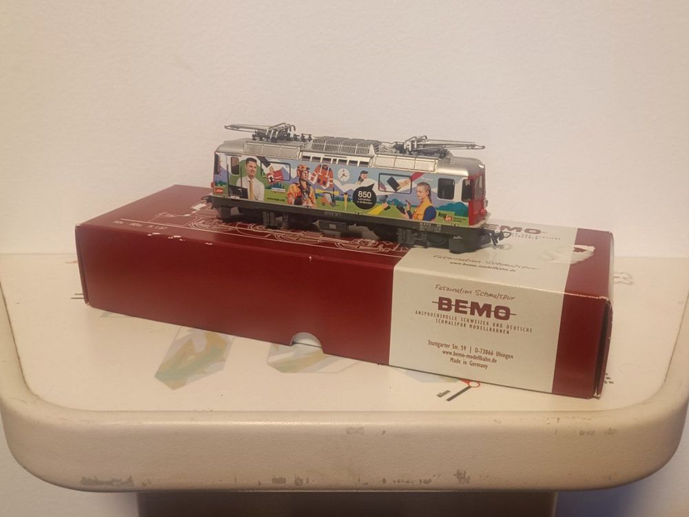 Bemo RhB Ge 4/4 II 611 Werbelok "login" (Gebraucht) in Oberuzwil für ...