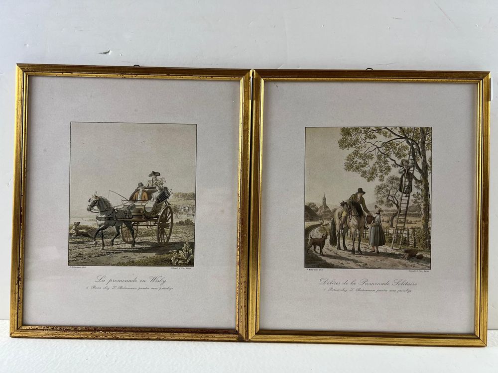 2x Alte Johann Jakob Biedermann Grafik (Gebraucht) in Neuhausen am Rheinfall für CHF 10 – mit ...