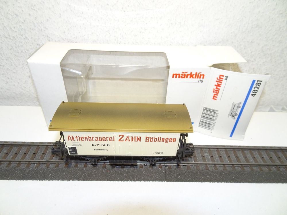 Märklin Güterwagen Aktienbrauerei Zahn Böblingen HO 48281 | Kaufen auf ...