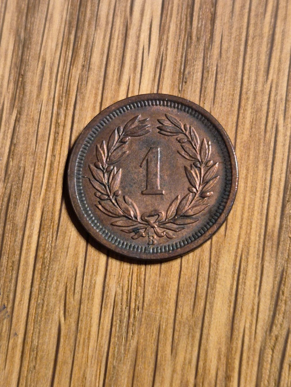 1 Rappen 1894 - vz -Top-Stück - Kat. Fr. 70.--! (Gebraucht) in Mels für ...