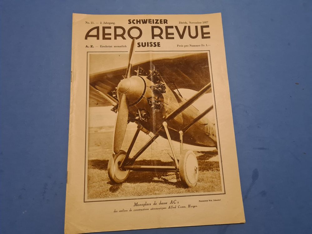 SCHWEIZER AERO REVUE NOVEMBER RARE COLLECTION VINTAGE | Kaufen auf Ricardo