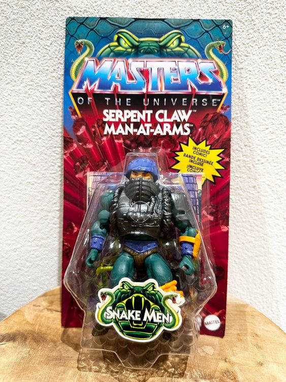 2023 Mattel motu masters universe SERPENT CLAW MAN-AT-ARMS (Neu und ...