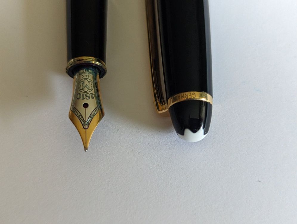 Füllfeder MONTBLANC Meisterstück 144 mit Goldfeder | Kaufen auf Ricardo