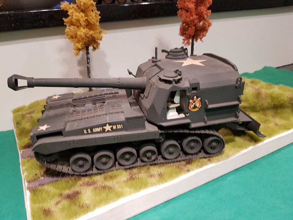 Modellbaupanzer US Armee M40 long tom Panzerhaubitze 1-35 (Defekt) in ...